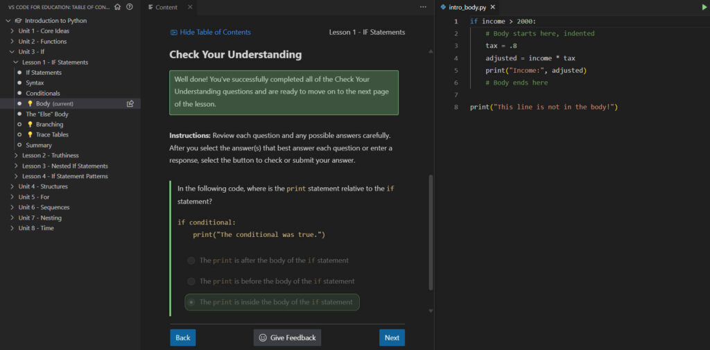 Teach computing skills with Visual Studio Code for Education (new!)