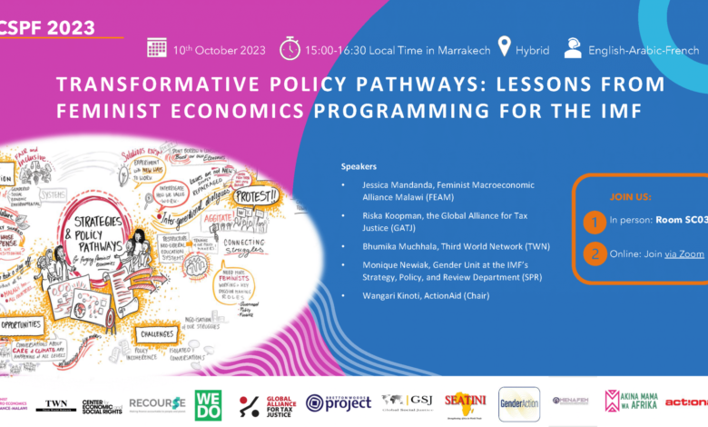 Transformative policy pathways: Lessons from feminist economics ...